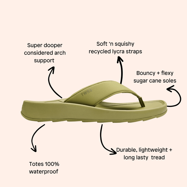 Shop The BFF in Green | Flip Flop | TWOOBS