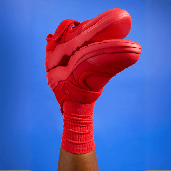 Shop The Sneaky Jane in Red | Sneakers | TWOOBS