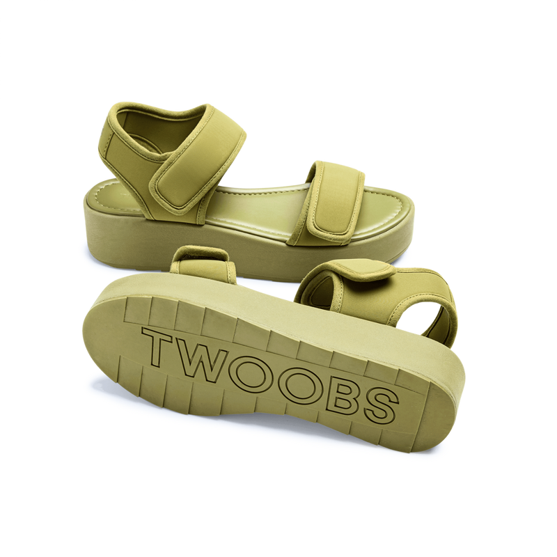 Shop The OG+ in Green | Platform Sandals | TWOOBS