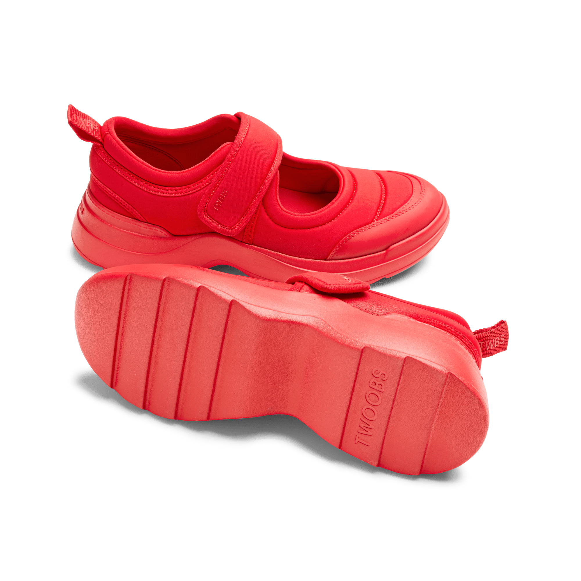 Shop The Sneaky Jane in Red | Sneakers | TWOOBS