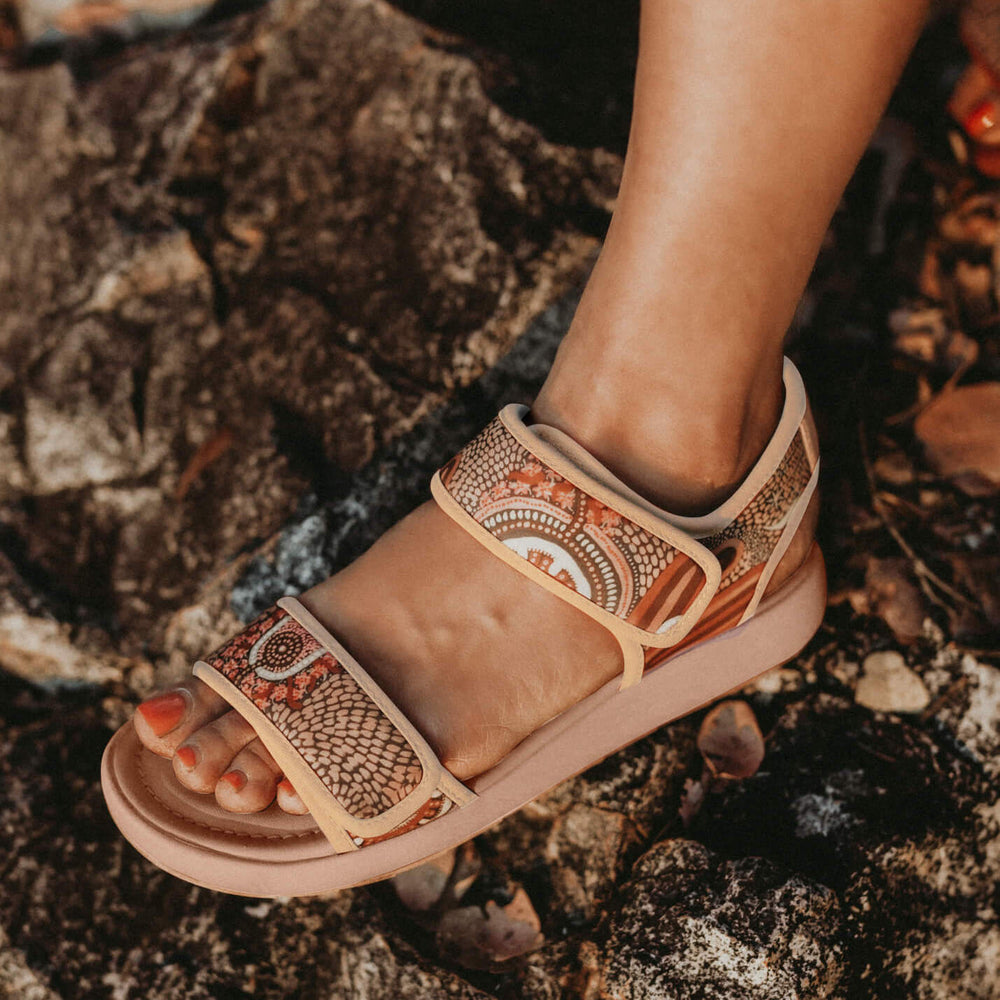 Shop Flat Sandals & Slides | TWOOBS